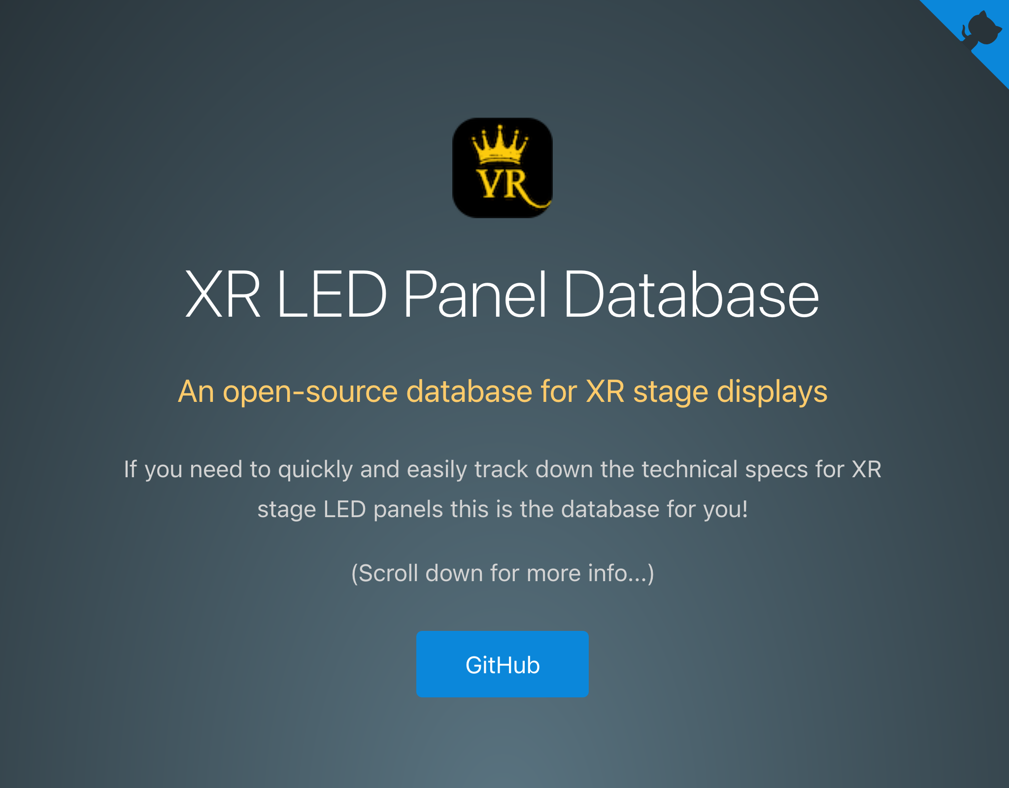 XR LED Panel Database